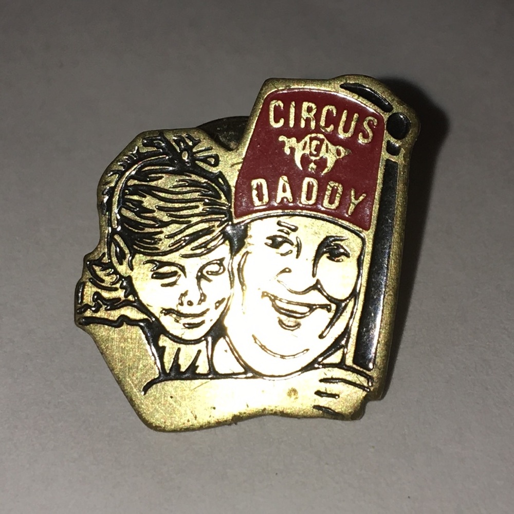 Vintage Masonic Shriner Circus Daddy Pin Tie Tack - Gem